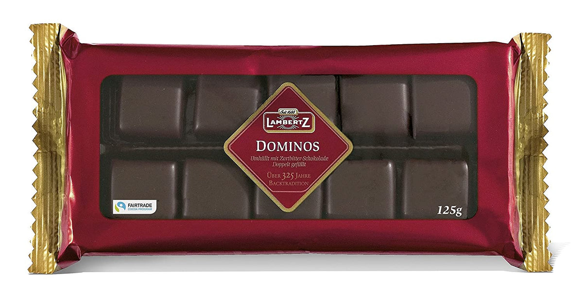German Dark Domino Cubes - Dominosteine -Lambertz