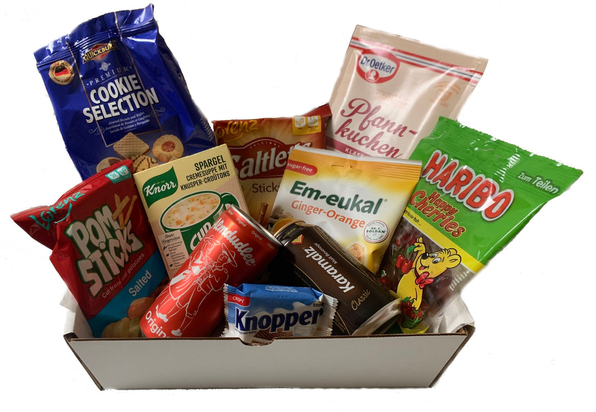 German Snack Box - Filled with Snacks from Germany - German Giftbox